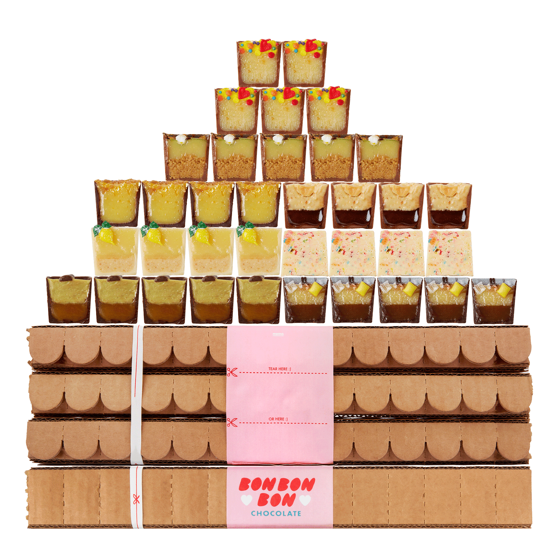 White Chocolate Box of Bons – Bon Bon Bon